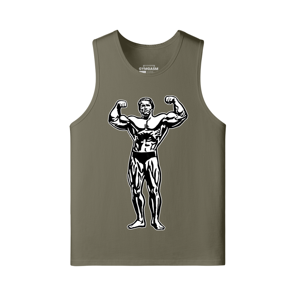 Arnold Front Double Men's Tank Tops for Gym Workouts | Gymgasm – GYMGASM
