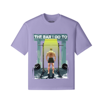 Top Men's Escanor's Bar Oversized Tee 240 GSM | Gymgasm