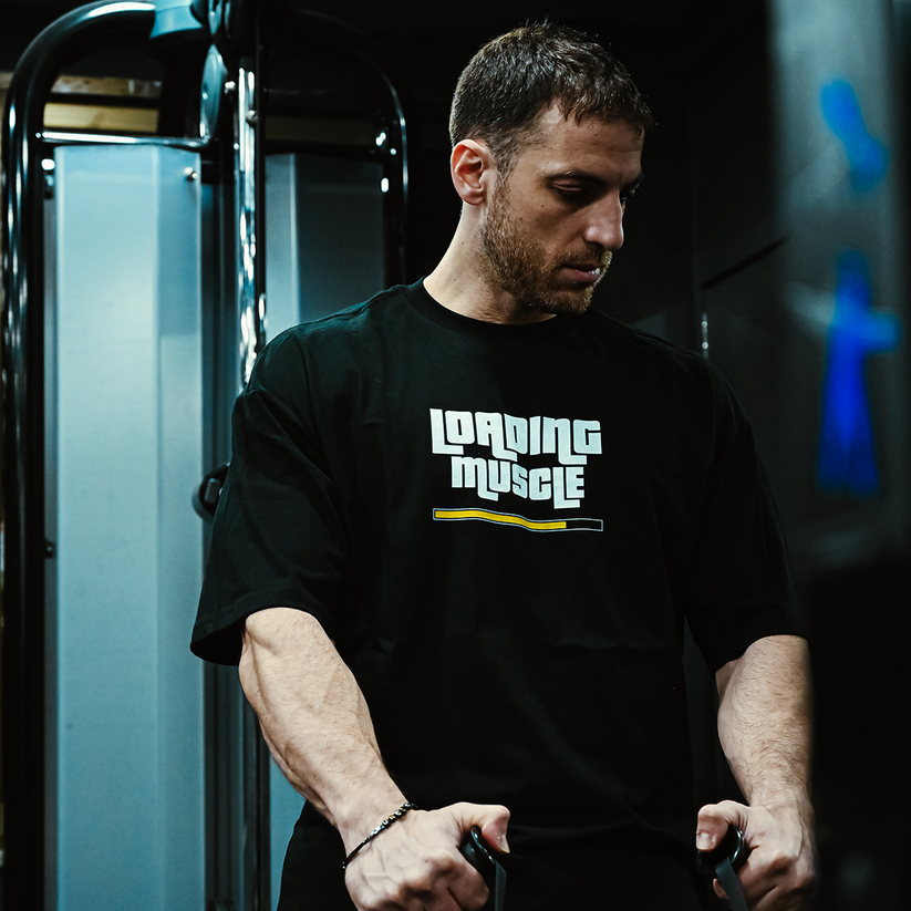 Loading Muscle Oversized T-shirt For Gym Lovers | Gymgasm – GYMGASM
